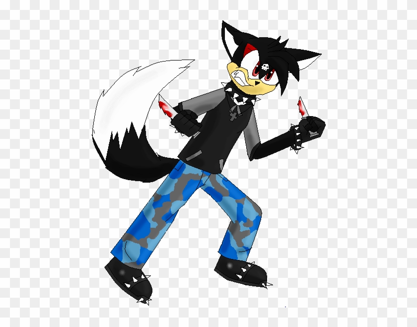 Dark The Fox Brother's Character By Tails Mccloud - Cartoon - Full Size ...