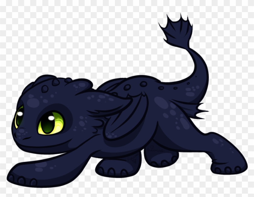 Baby Toothless By Rawri-tea - Baby Toothless Png - Full Size PNG ...