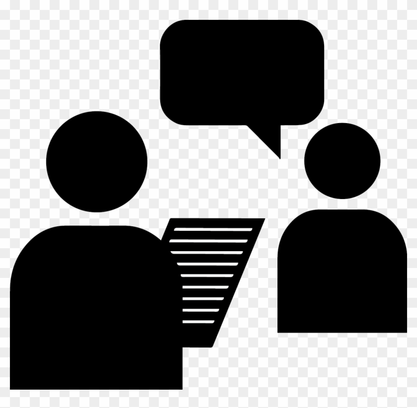 Interview Clipart Field Research - Exit Interview Icon Png - Full Size ...