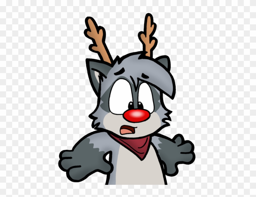 Rodney The Red Nose Raccoon By Cartcoon - Rodney The Red Nose Raccoon ...