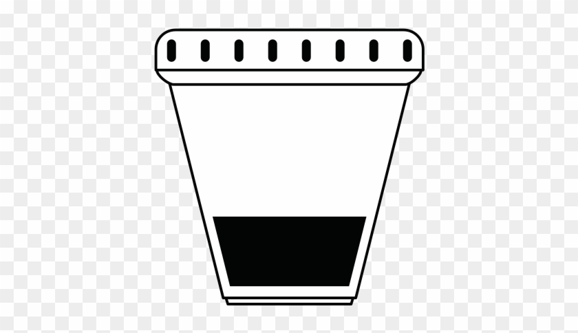 Urine Sample Cup Healthcare Related Icon Image - Vector Graphics - Full ...
