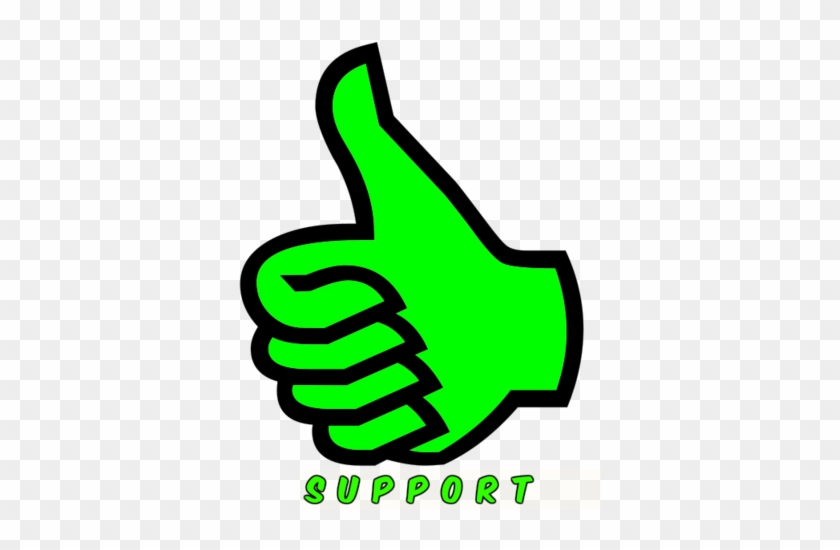 File - Support - Thumbs Up Symbol - Full Size PNG Clipart Images Download