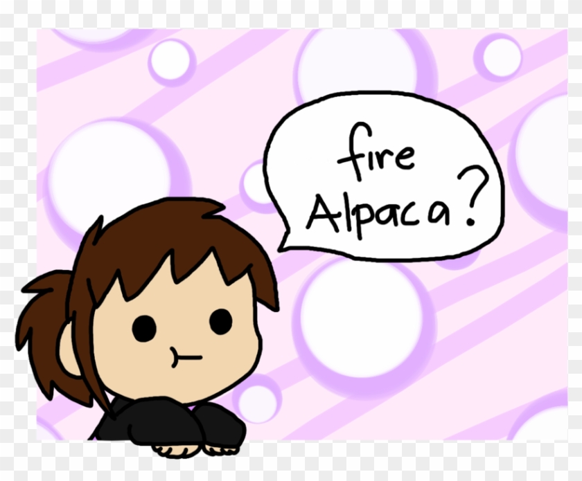 What Is Fire Alpaca By Doddlefur - Cartoon - Free Transparent PNG ...