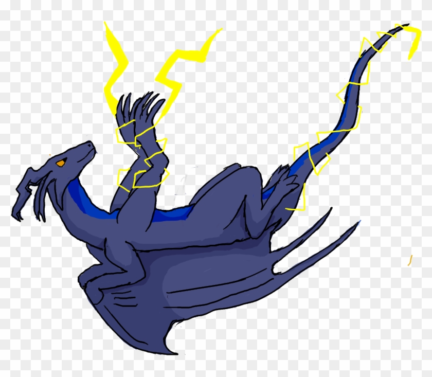 Dragon Cave Thunder Dragon By Chestnutwolf - Illustration - Full Size ...