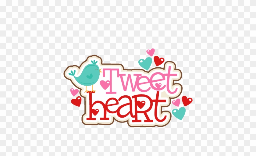 Tweet Heart Title Svg Scrapbook Cut File Cute Clipart - Miss Kate ...