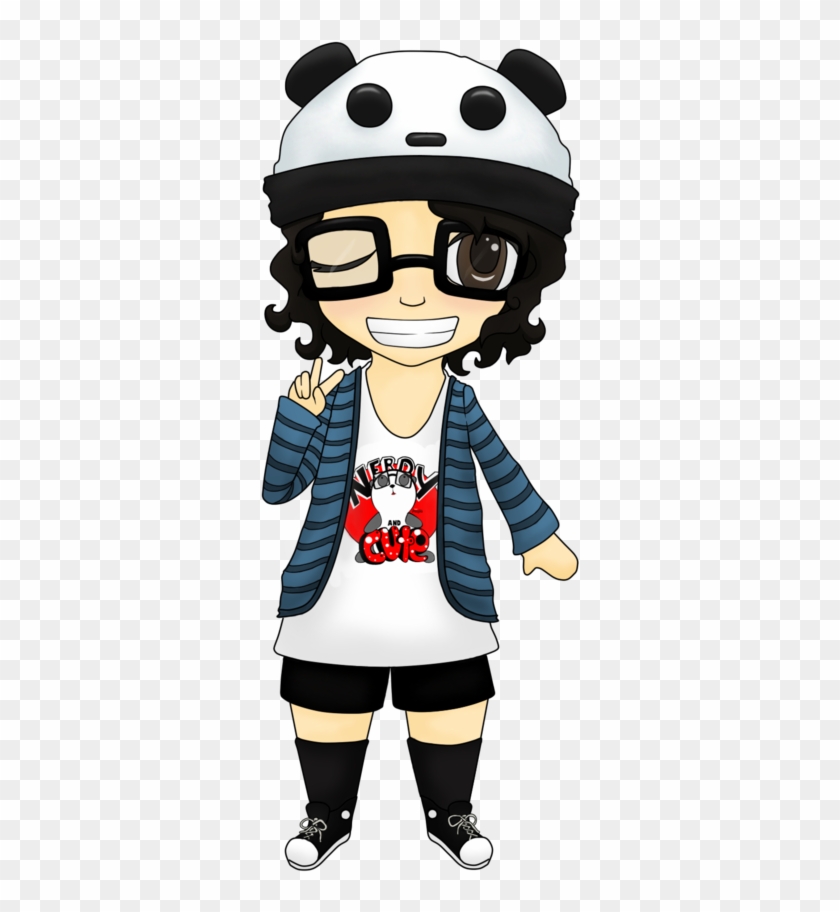 Free Chibi With Nerd Glasses - Cartoon - Free Transparent PNG Clipart ...
