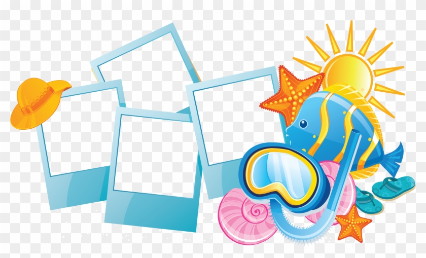 Summer Vacation Holiday Clip Art - Summer Objects - Full Size PNG ...