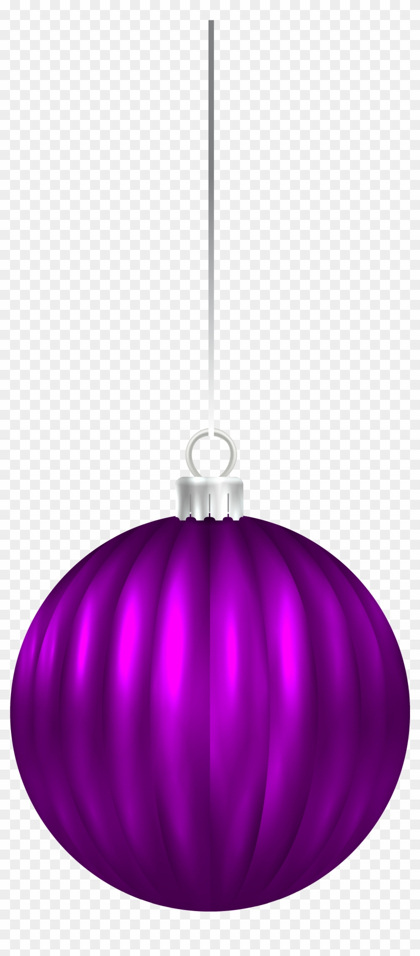 Purple Christmas Ball Ornament Png Clip Art Image - Purple Christmas ...