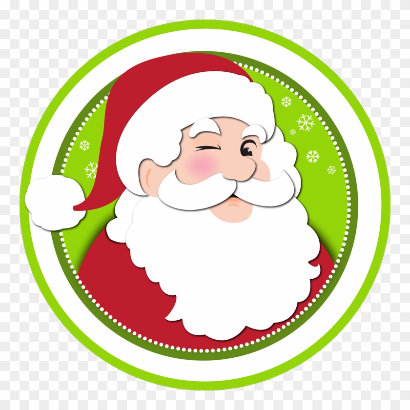 Santa Logo - Santa Cartoon Png - Full Size PNG Clipart Images Download