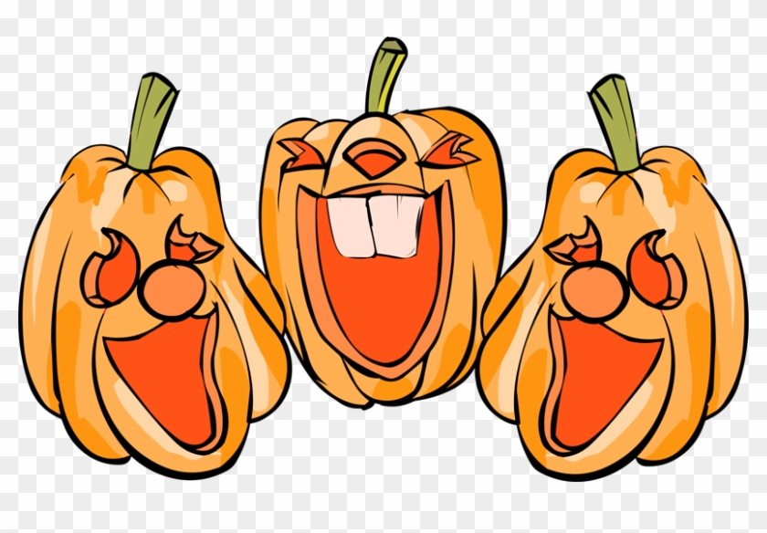 Happy Jack O Lantern Clipart - Laughing Jack O Lantern - Full Size PNG ...