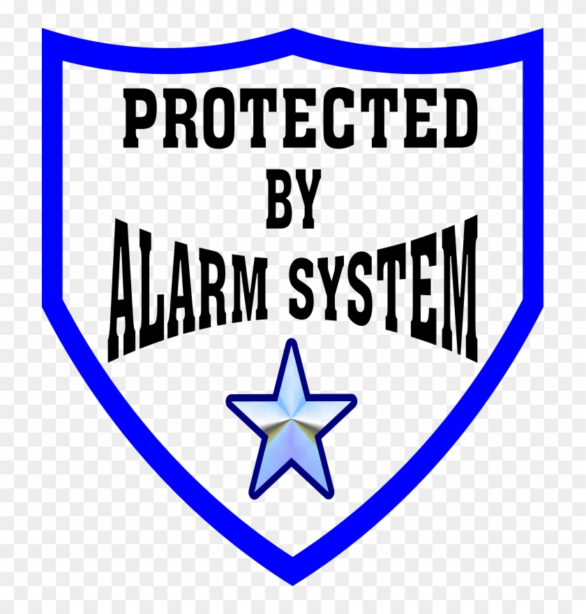 Free Protected By Alarm System Sign - Alarm System Clip Art - Full Size ...