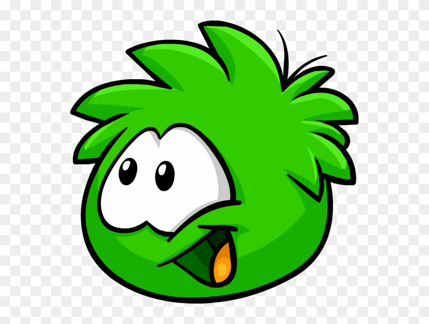 Image - Green Puffles Flying - Full Size PNG Clipart Images Download