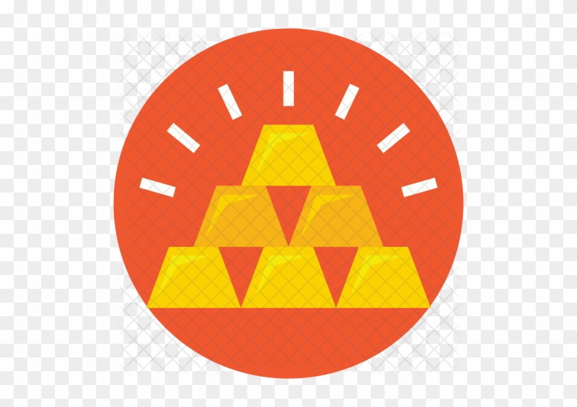 Gold Ingots Icon - Gold Bar - Full Size PNG Clipart Images Download