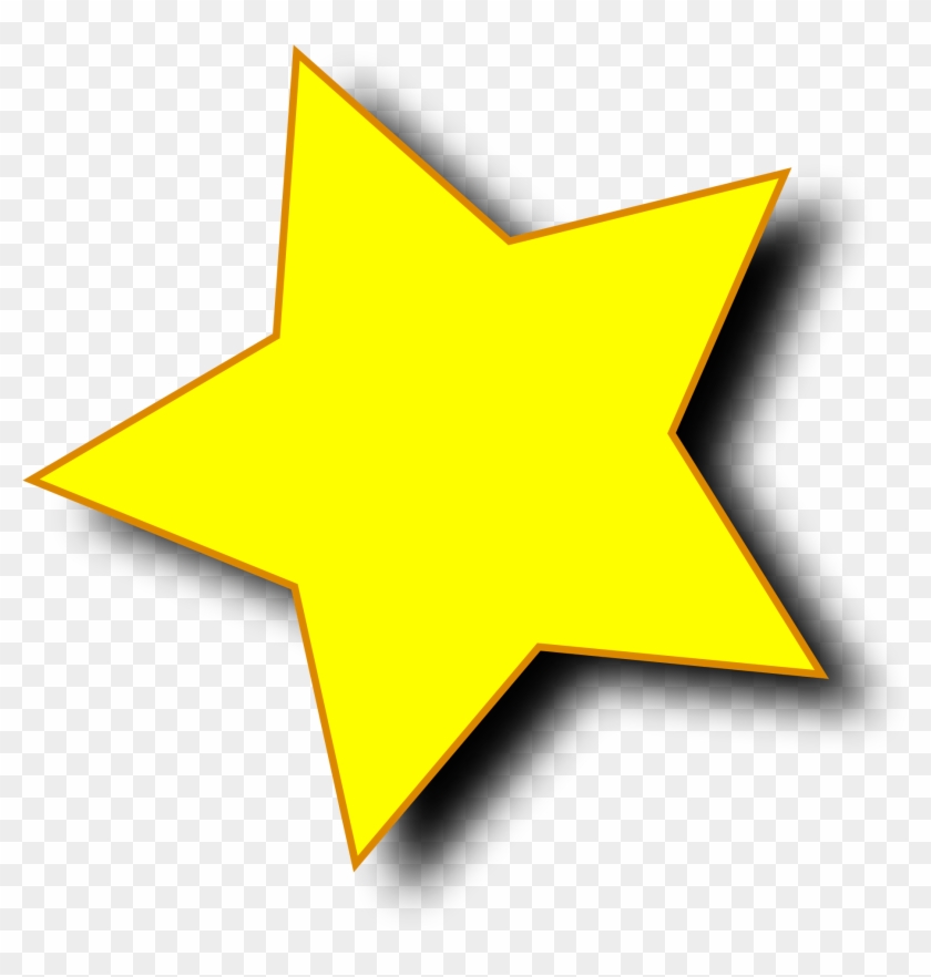 Single Star Clipart Png - Star With Shadow - Full Size PNG Clipart ...