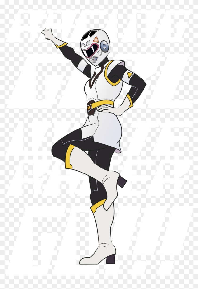 White Racer Of Carrangers By Riderb0y White Racer Of - Cartoon - Free ...