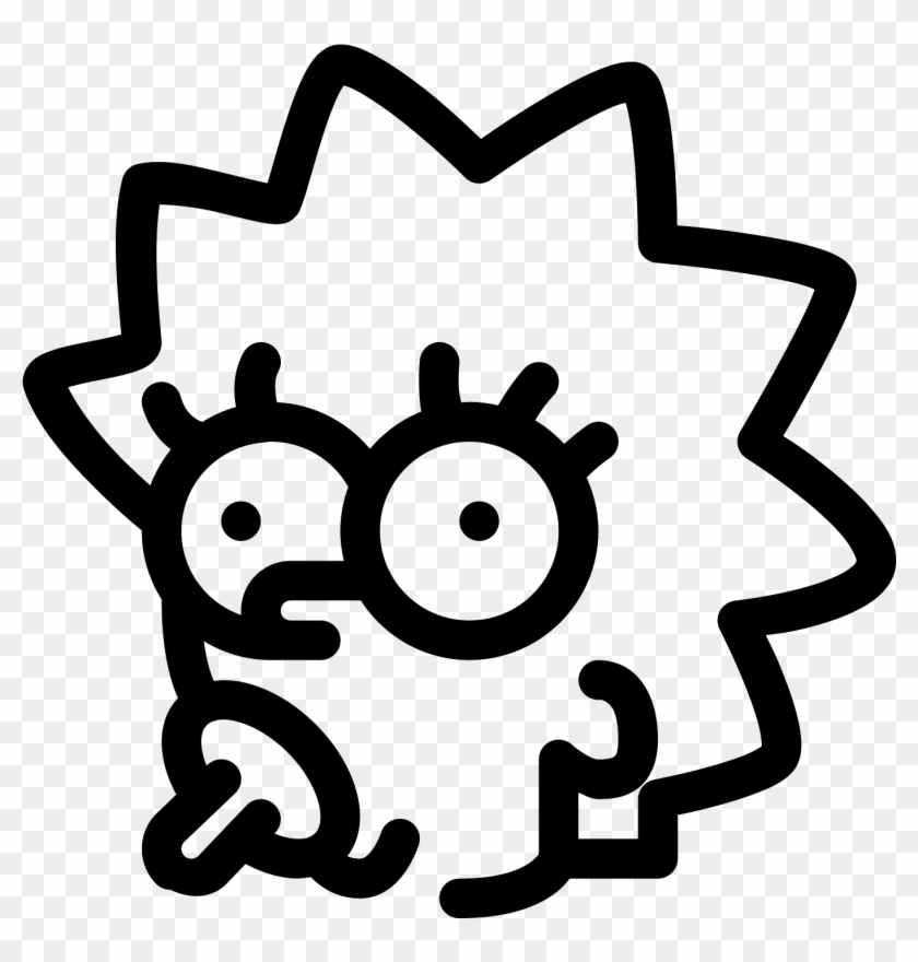 Maggie Simpson Icon - Lisa Simpson Icon - Full Size PNG Clipart Images ...