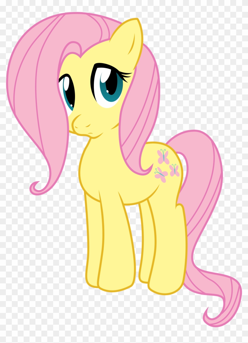 Fluttershy - Cartoon - Full Size PNG Clipart Images Download