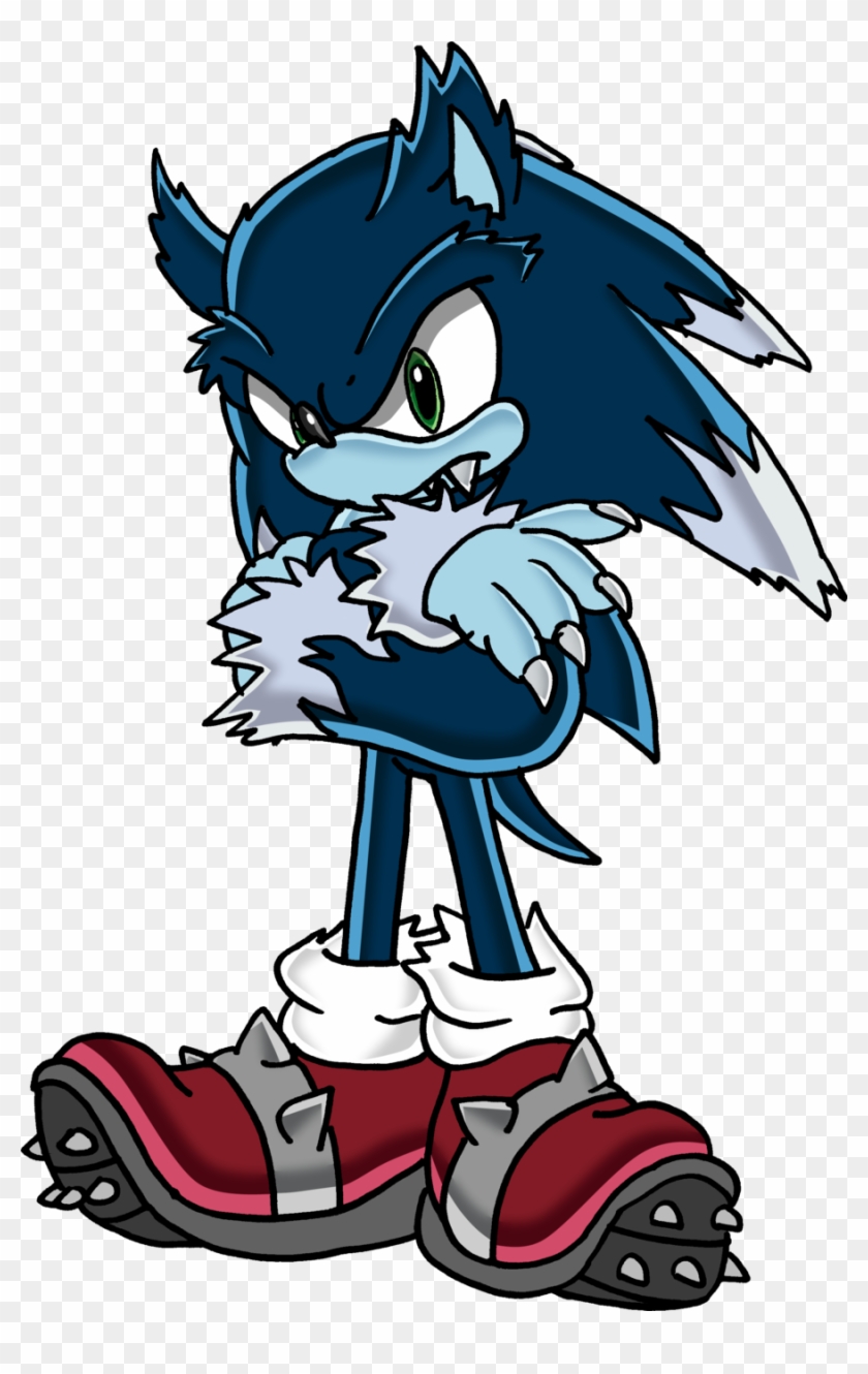 Sonic The Werehog Art - Full Size PNG Clipart Images Download