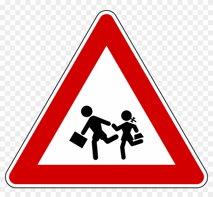Segnale Strada Sdrucciolevole - Free Transparent PNG Clipart Images ...