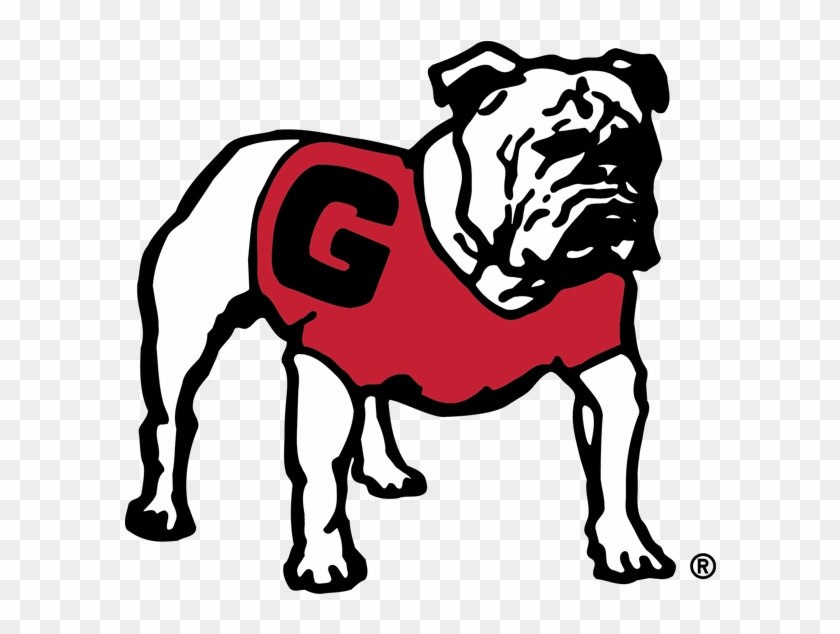 Uga Stickers Messages Sticker-4 - Georgia Bulldogs Old Logo - Full Size PNG Clipart Images Download