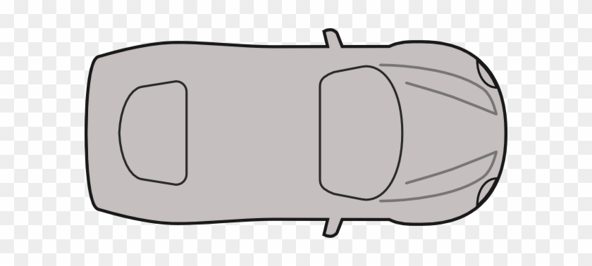 Outline Of Car Top View - Full Size PNG Clipart Images Download