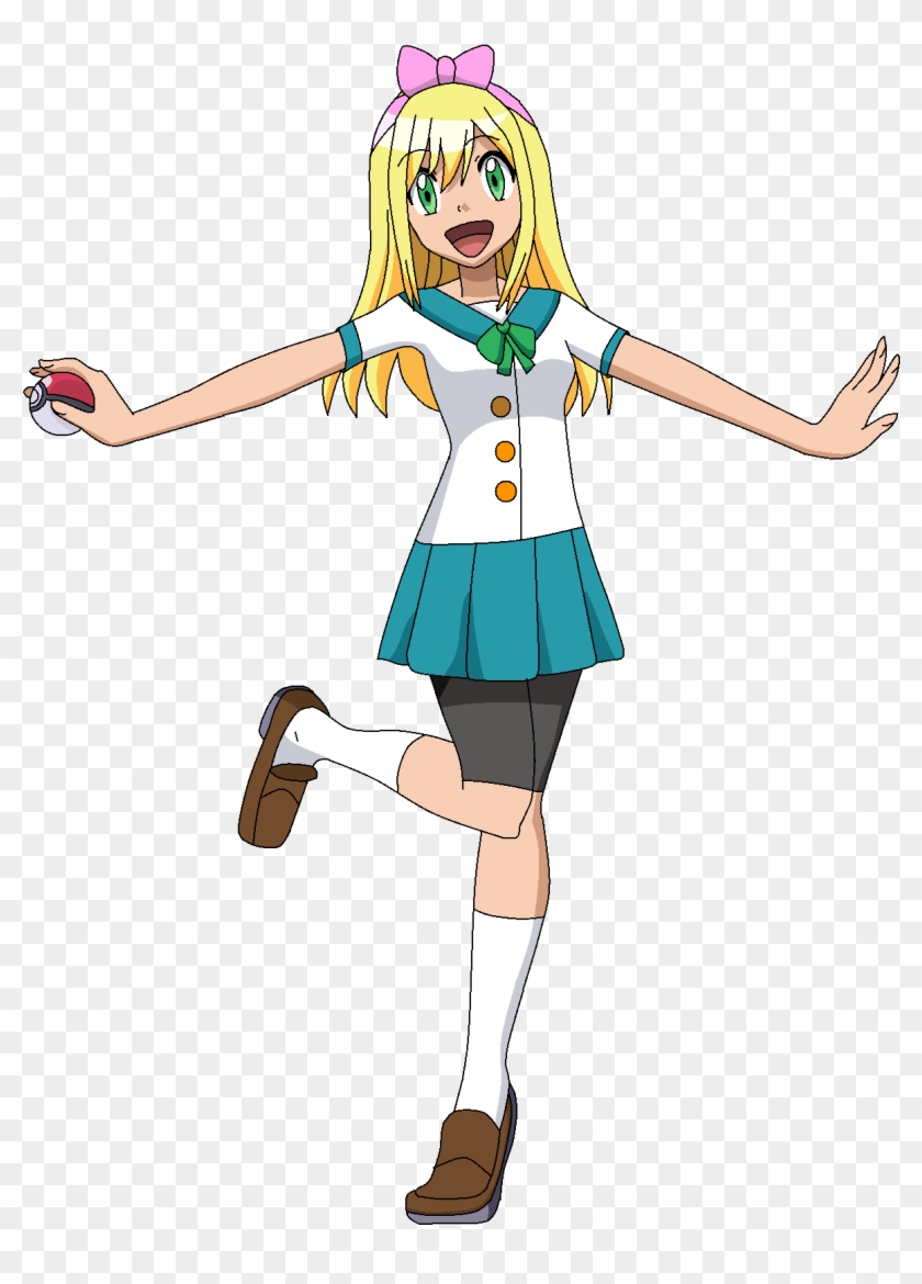 My Pokemon Oc Lisa Teenager Appearnce By Aquamimi123 - Cartoon - Free ...