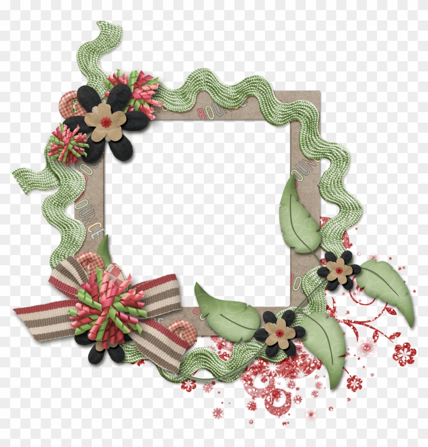 Papercraft Digital Scrapbooking Clusters set of 4 WINTERS FROST premade embellishment png ...