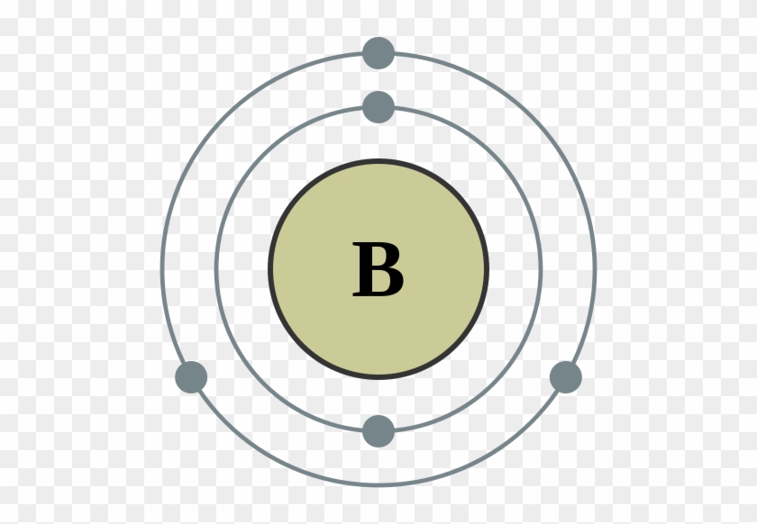 The Electron Arrangement Of Boron - Bohr Diagram For Boron - Full Size PNG Clipart Images Download