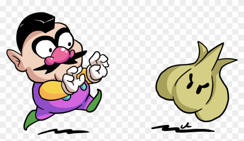 Going For The Garlic By Docwario - Tiny Wario - Free Transparent PNG ...
