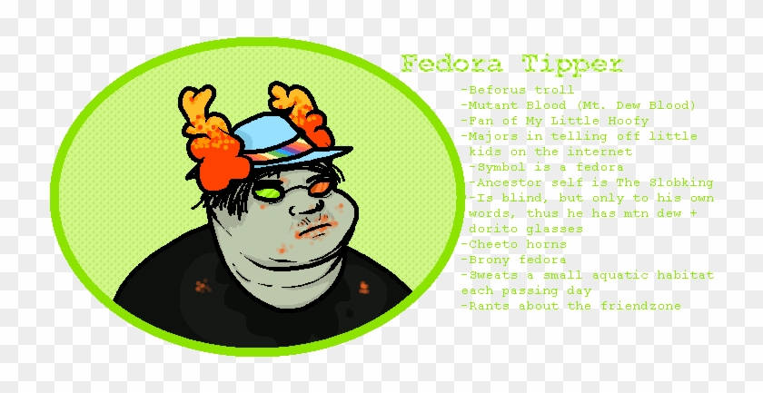 Fedora Tipper By Witchb0y - Cartoon - Free Transparent PNG Clipart ...