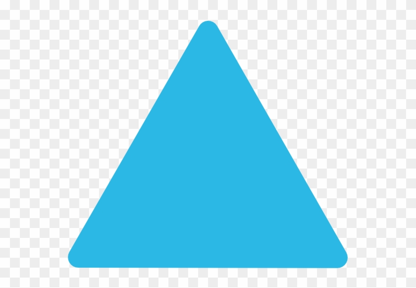 Blue Triangle Rounded Corners Clip Art At Clkercom - Blue Triangle ...