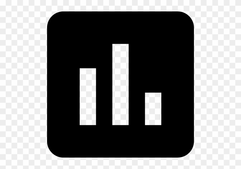 Poll Symbol On Black Square With Rounded Corners Free - Poll Icon ...