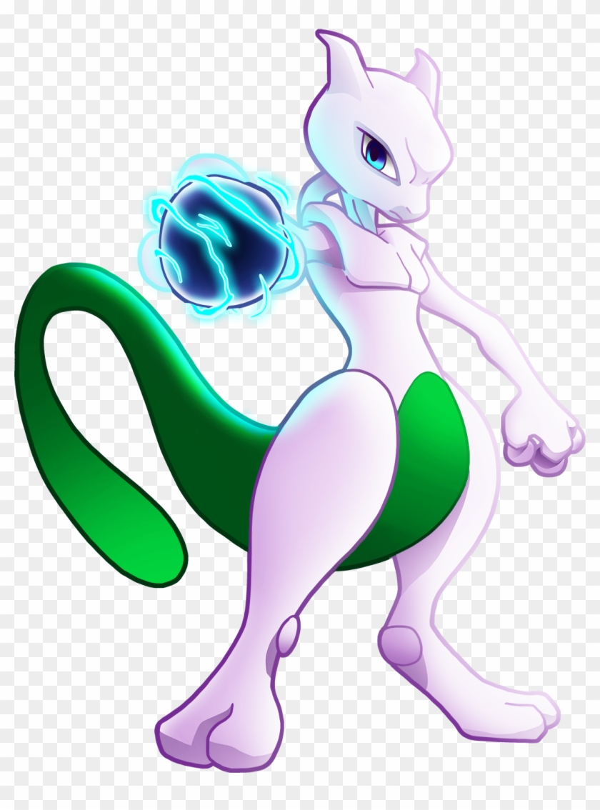 Shiny Mewtwo By Artistaladdin-d9a203c ] - Mewtwo - Full Size PNG ...