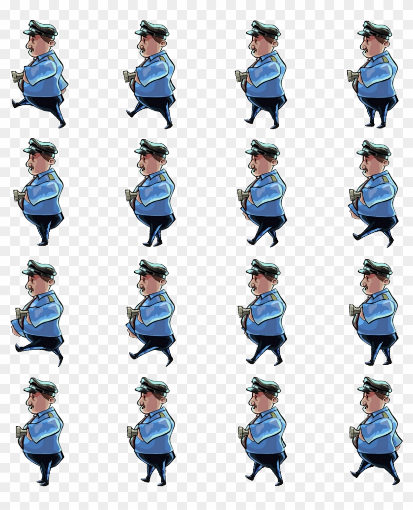 Sprite Sheet For Guard For Video Game "sir Stealalot's - Video Game ...