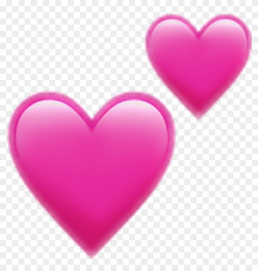 Emoji Heart Symbol Clip Art - Pink Heart Emoji Transparent - Full Size ...