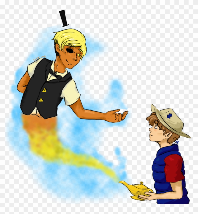 Billdip Genie Au By Whalesandburgers - Cartoon - Free Transparent PNG ...
