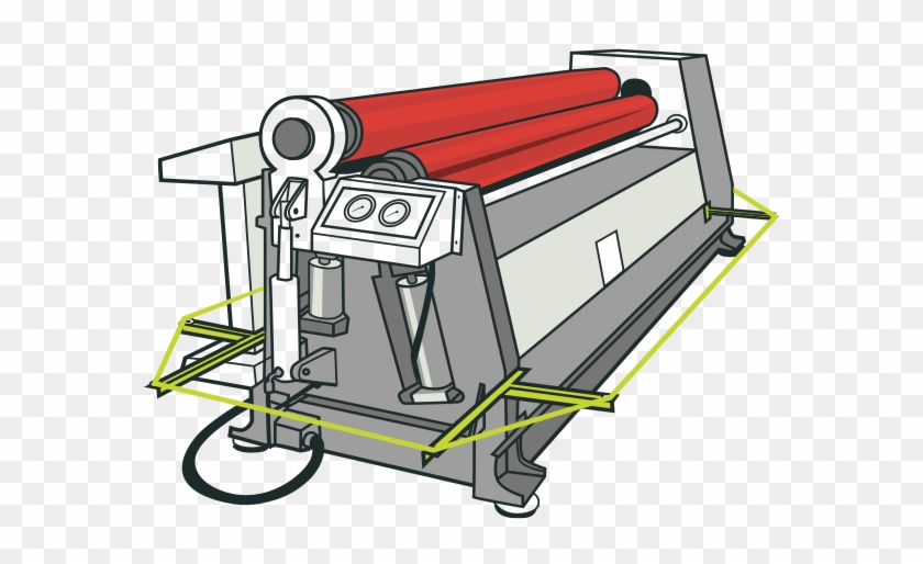 Bending Machine Drawing - Full Size PNG Clipart Images Download