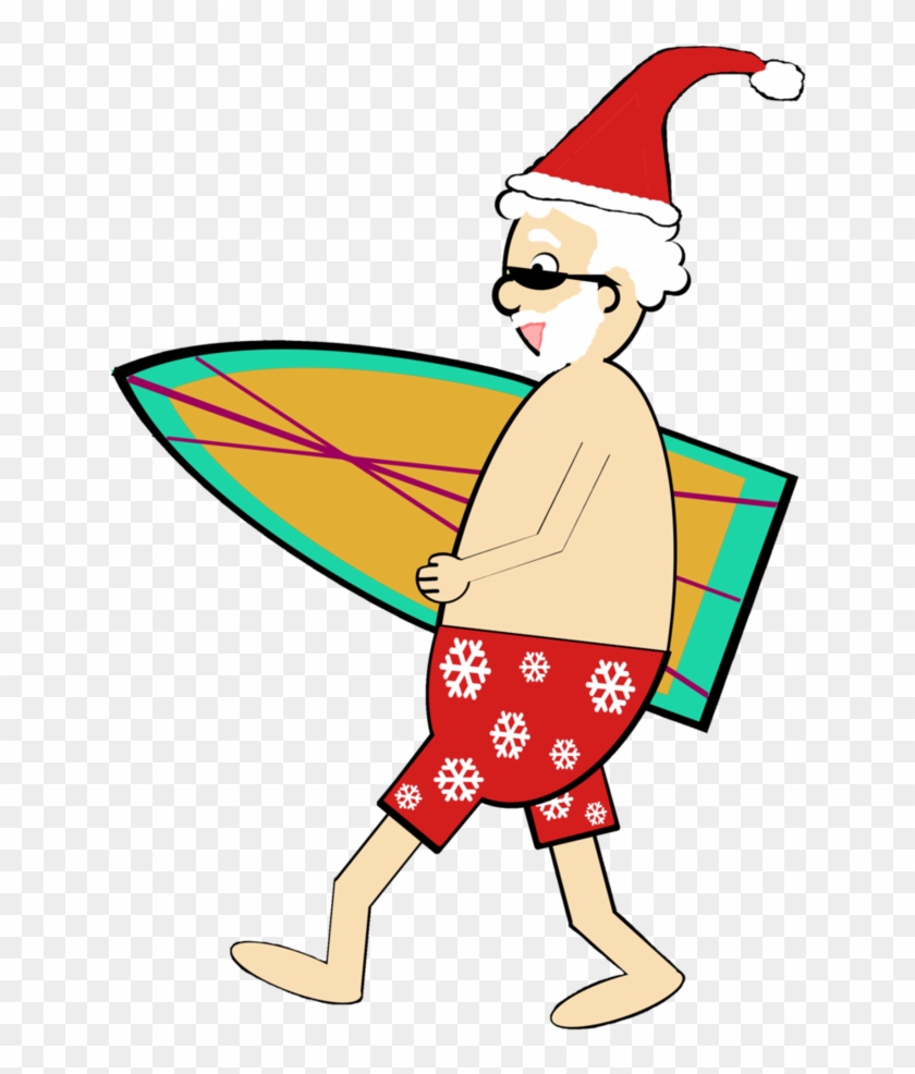 Santa At The Beach By Merriweather7a - Santa At The Beach By ...