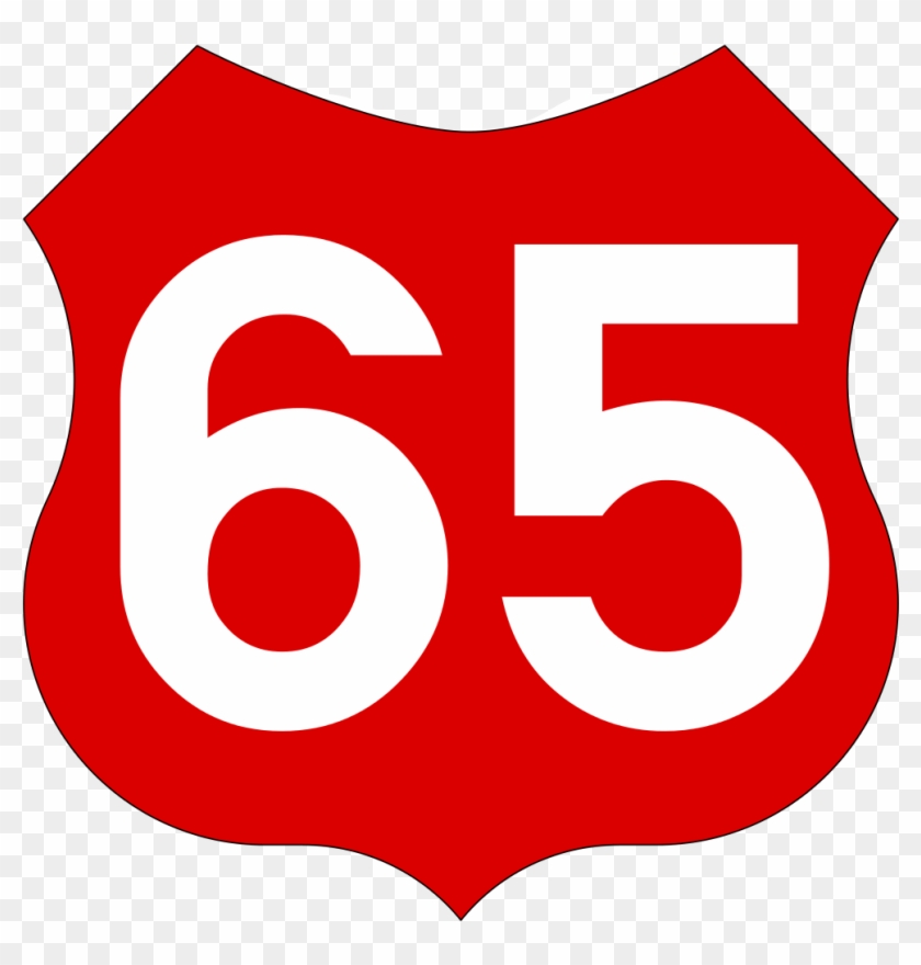 Ro Roadsign - Number 65 - Full Size PNG Clipart Images Download