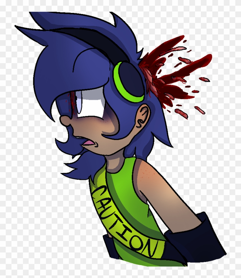 Brain Splatter By Crazypotatoqueen - Cartoon - Full Size PNG Clipart ...