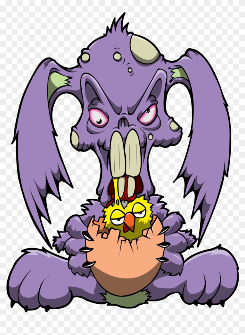 Zombie Bunny Loves Brains By Yayzus - Cartoon Zombie Bunny - Full Size ...