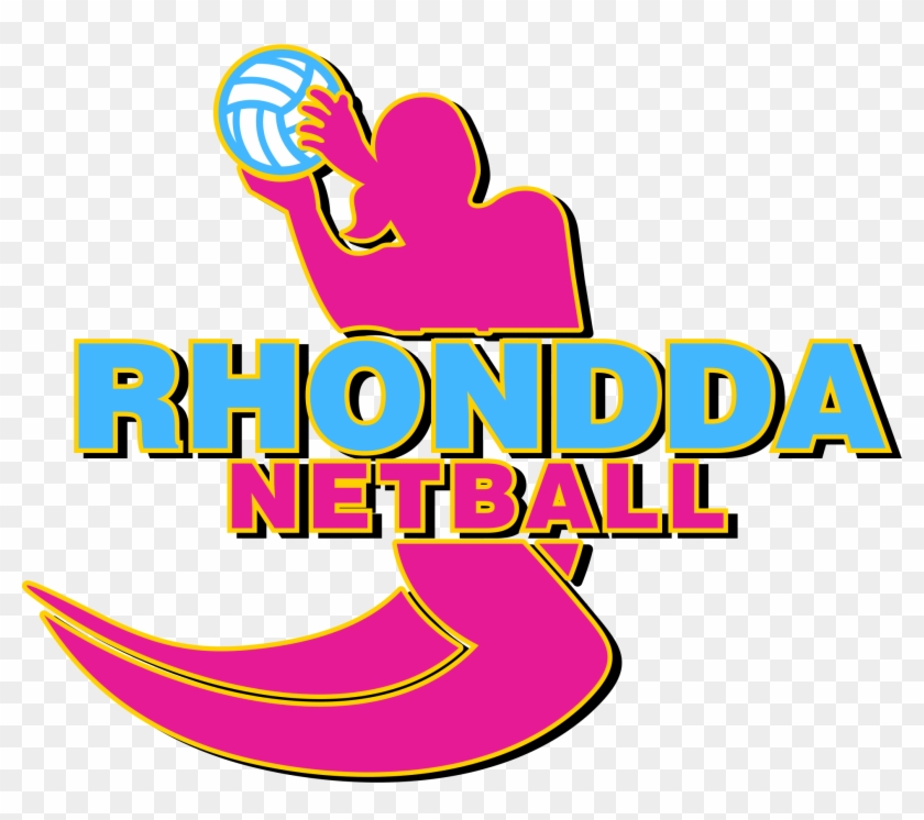 Netball Clipart Sport Shadow - Rhondda Netball - Full Size PNG Clipart ...