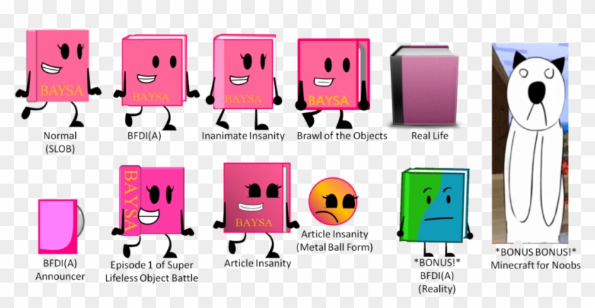 Baysa's Object Show Appearances By Piggy Ham Bacon - Object Show Fanart ...