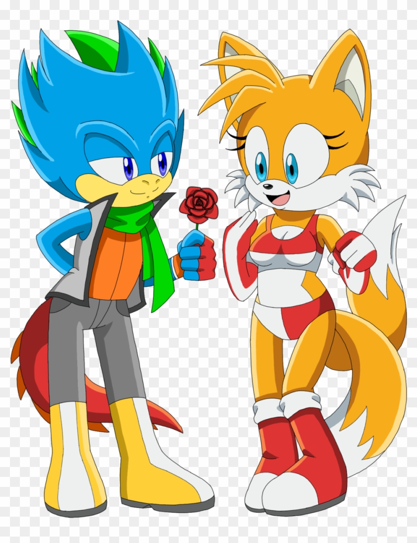 Sonica And Tailsko - Free Transparent PNG Clipart Images Download