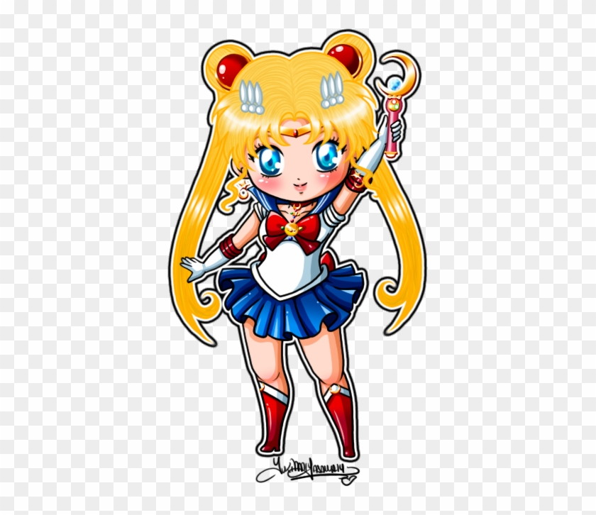Chibi Sailor Moon Crystal By Yukimiyasawa - Cartoon - Full Size PNG ...