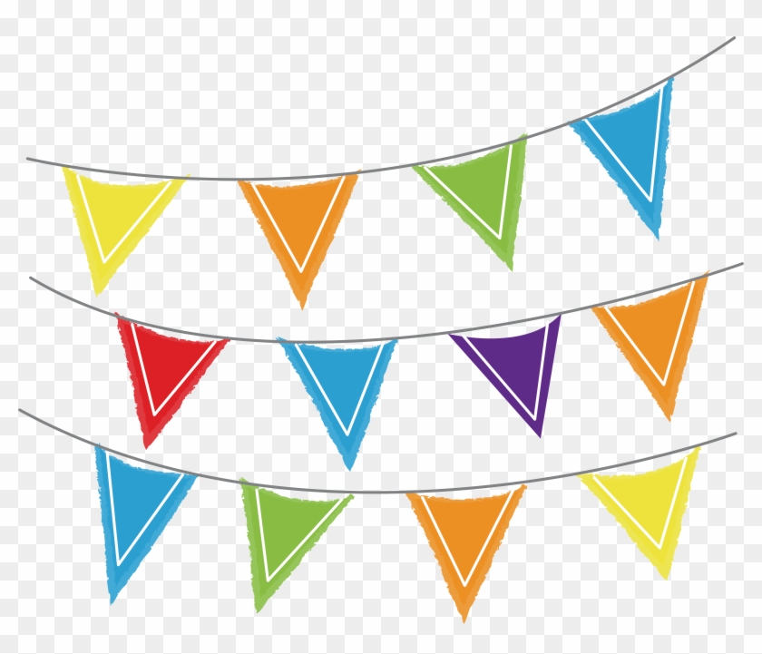 Flag Download Clip Art - Coloful Flags Png - Full Size PNG Clipart ...