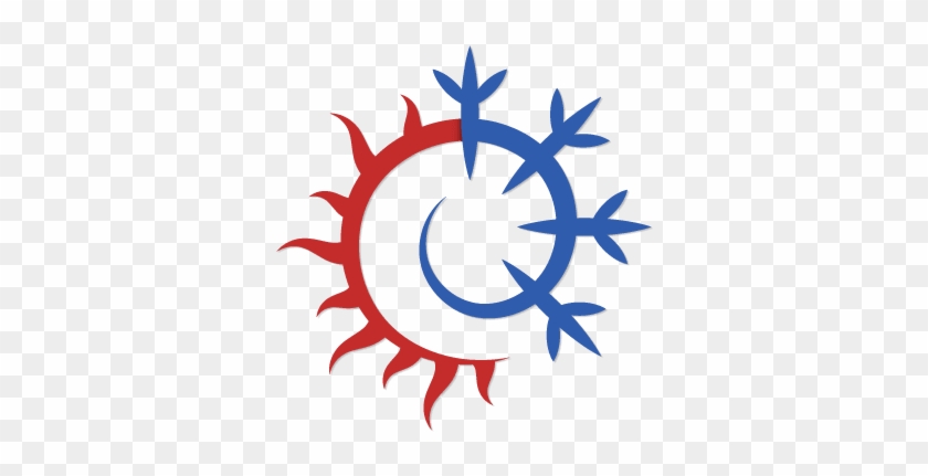 Affordable Air Care Hvac - Sun And Snowflake - Full Size PNG Clipart ...