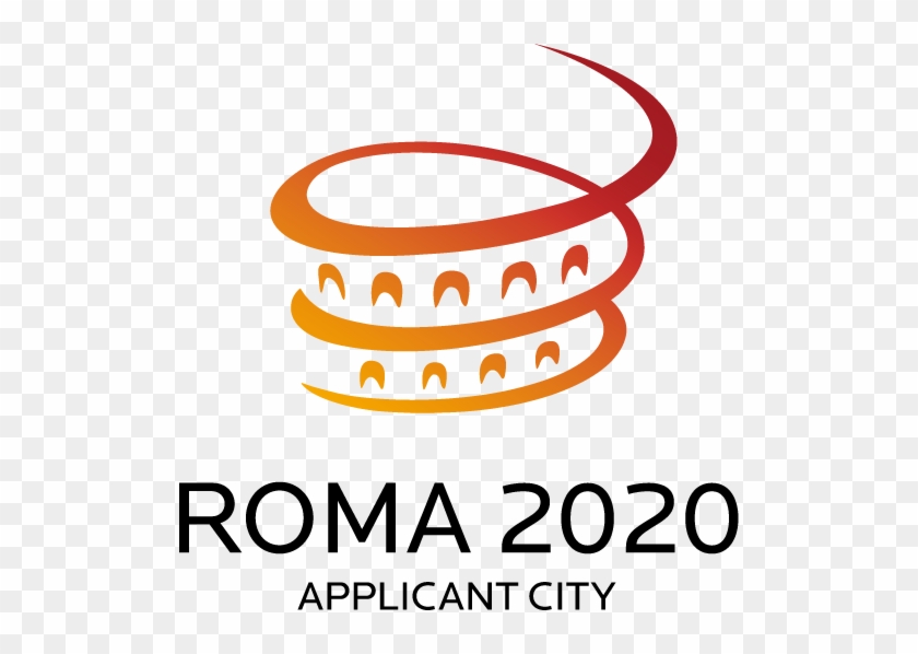 Olympic Bid Logo - Roma 2020 - Full Size PNG Clipart Images Download