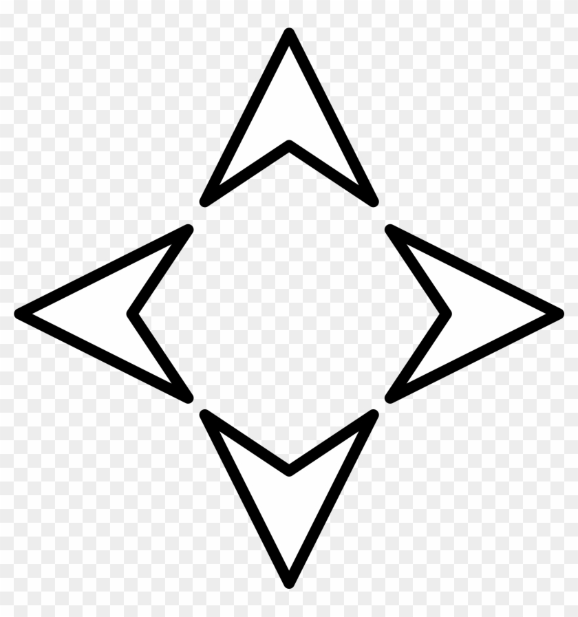 Big Image - Four Direction Arrow - Full Size PNG Clipart Images Download