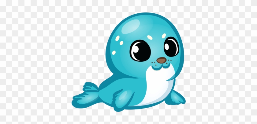 Celia Flippers - Cartoon Seal Png Transparent - Full Size PNG Clipart ...